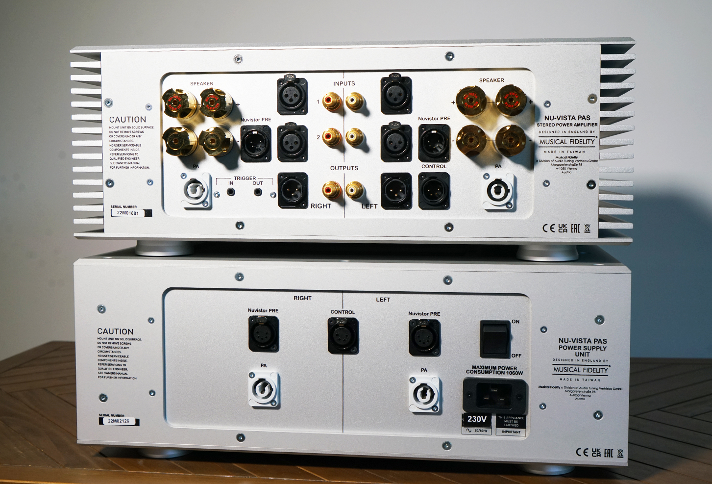 Musical Fidelity Nu-Vista PRE and PAS amplifiers review - Audiograde