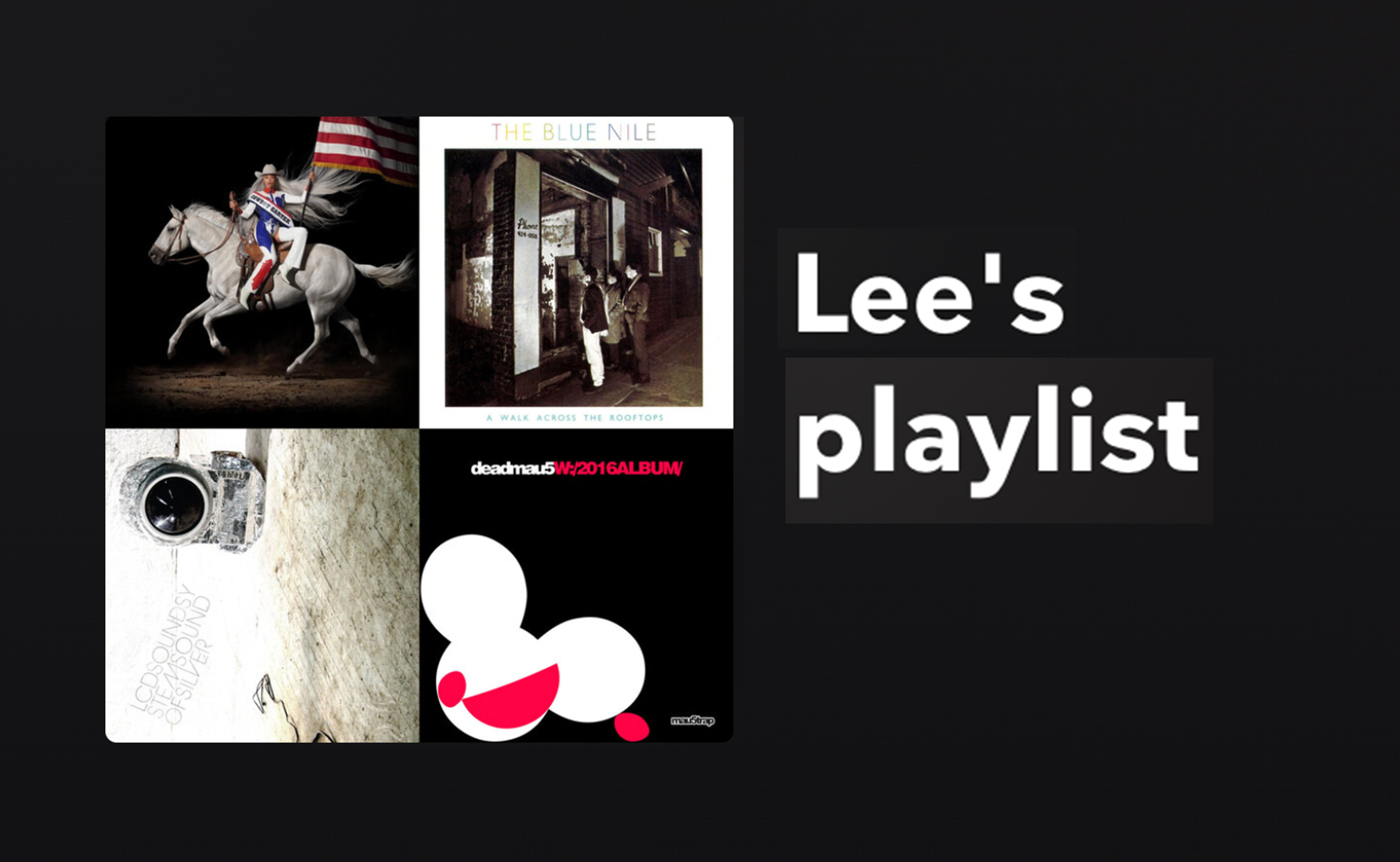 Lee's Playlist - Audiograde