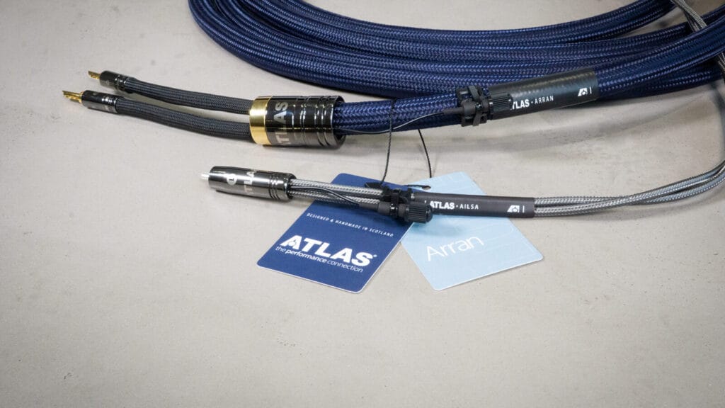 Atlas Arran Transpose Speaker Grun & Ailsa Duo Ultra L RCA Grun cables ...